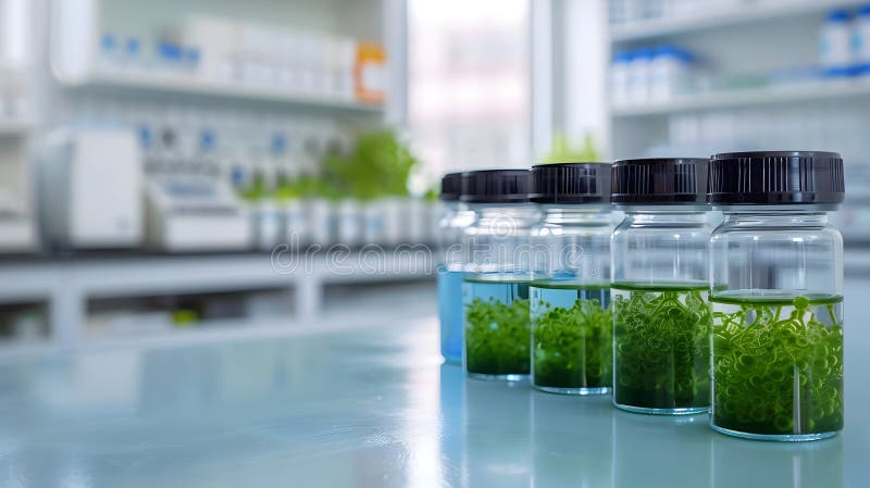 Exploring the Intersection of Science and Nature in a Lab Setting Stock ...