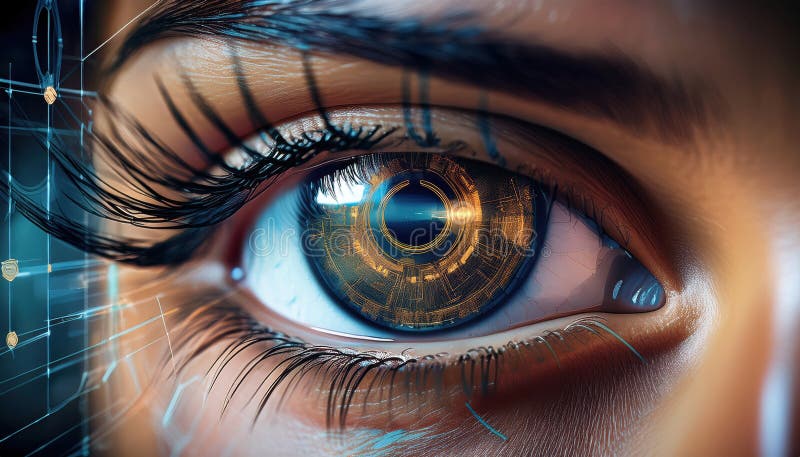 Exploring the Intersection of Technology and Stock Image - Image of ...