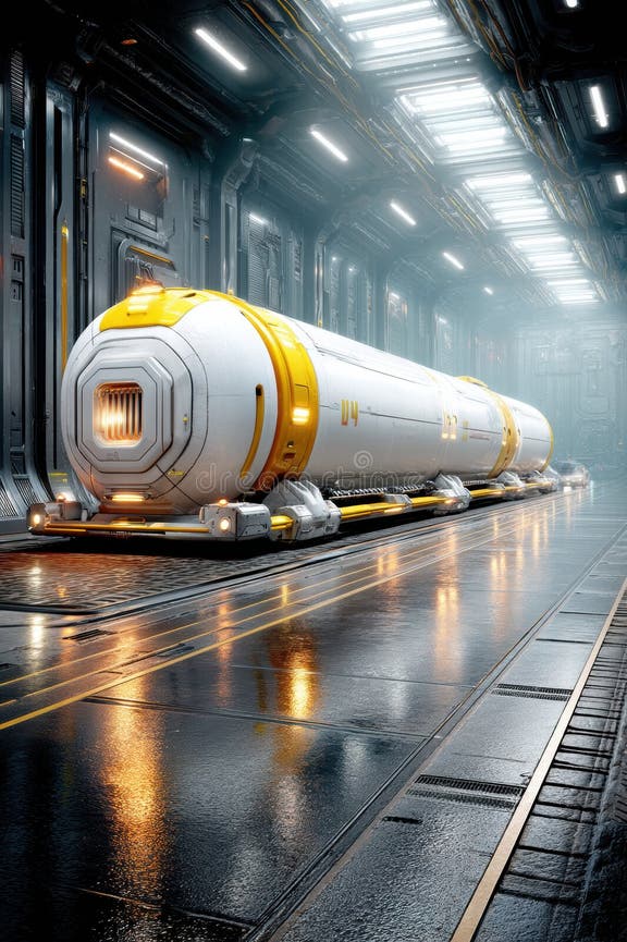 Exploring the Intersection of Trains and Tunnels in a Futuristic Society with Advanced Space ...