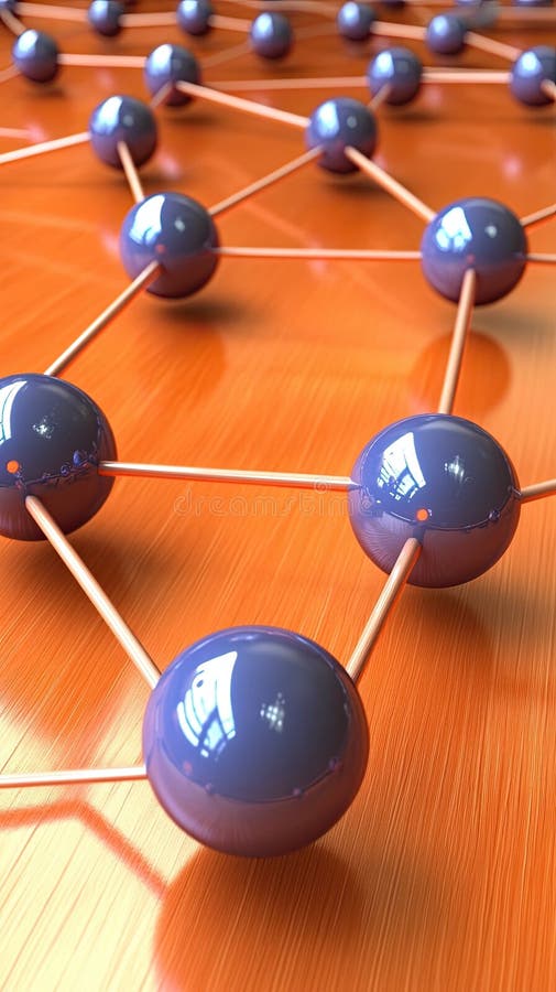 Exploring the Intricacies of an Abstract Atom Model on a Wooden Surface ...