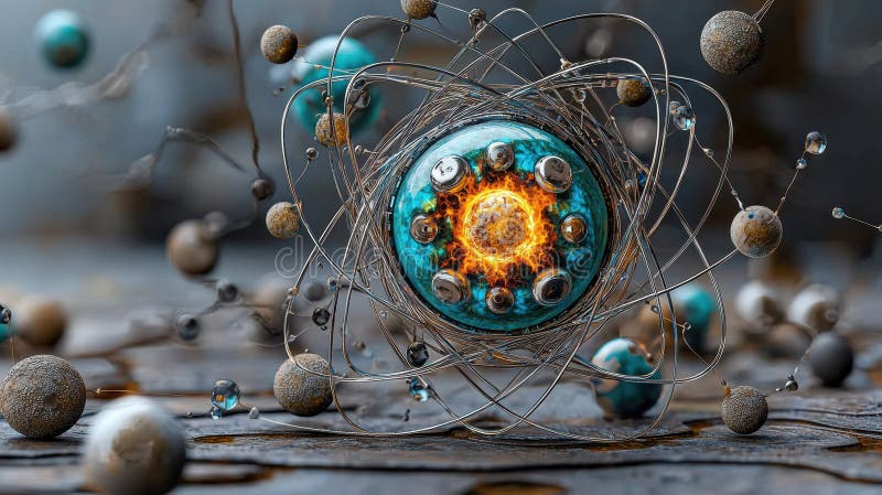 Exploring the Intricacies of Atomic Power: a Bright Center Surrounded ...