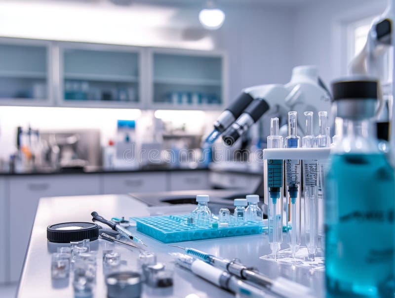 Exploring the Intricacies of a Modern Laboratory during a Research ...