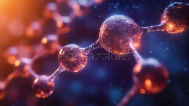 Exploring the Intricacies of Molecular Structures and Bonds Stock Video ...