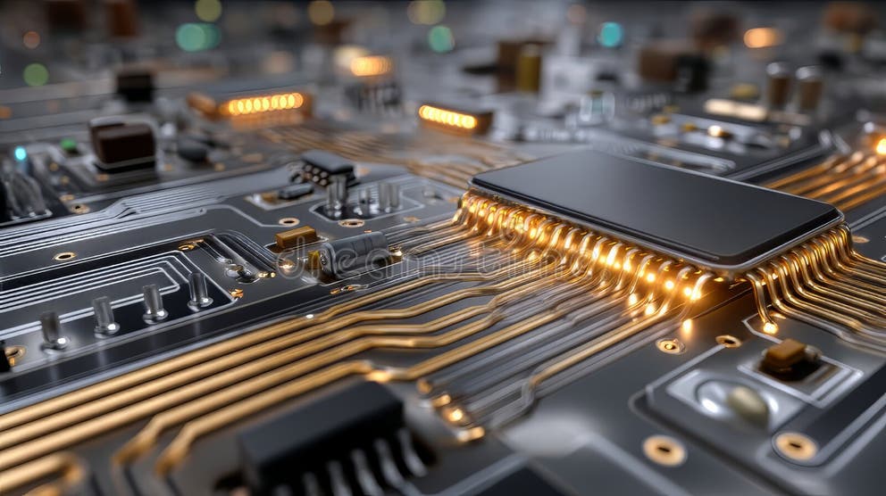 Exploring the Intricacies of Quantum Computing with a Detailed Macro View of a Computer ...