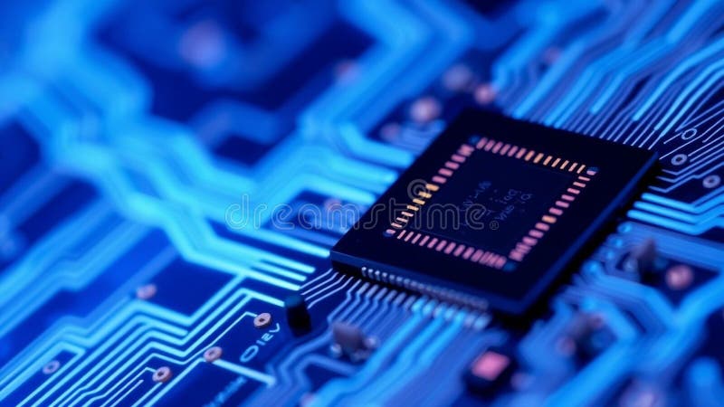 Exploring the Intricate Beauty of Futuristic Circuit Boards Stock ...