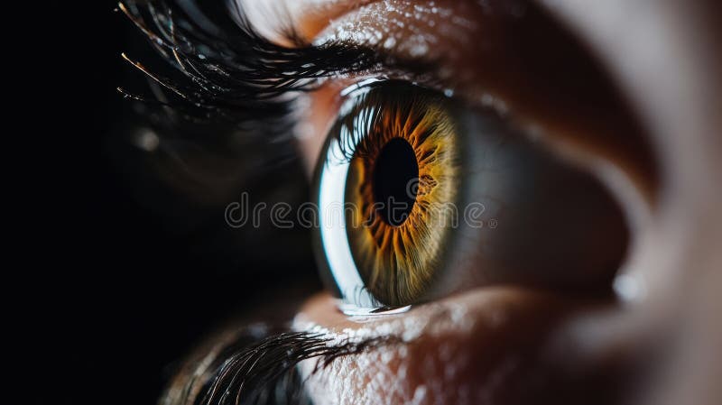 Exploring the Intricate Beauty of a Human Eye Iris in Stunning Detail ...