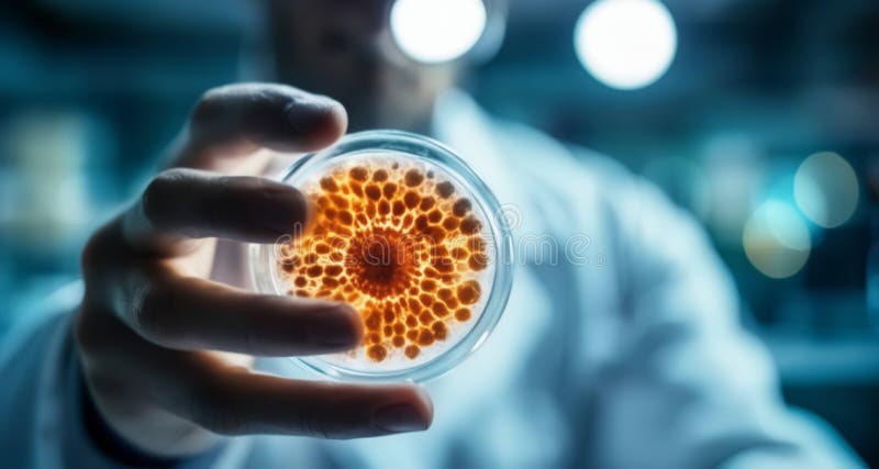 Exploring the Intricate Beauty of Nature Under the Microscope Stock ...