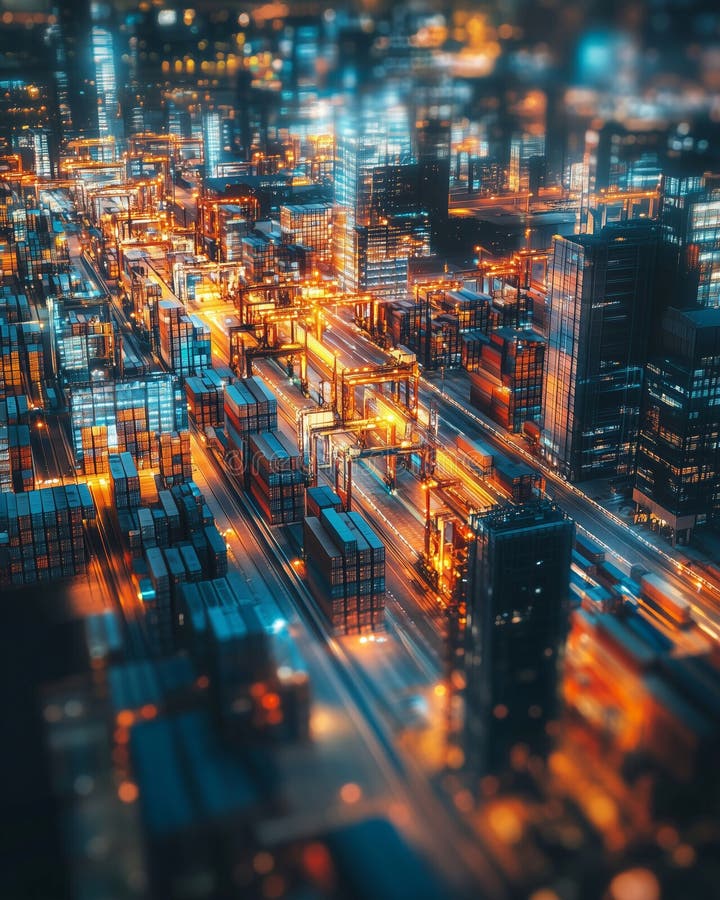 Exploring the Intricate Dance of Global Supply Chains As a Neural Network Stock Image - Image of ...