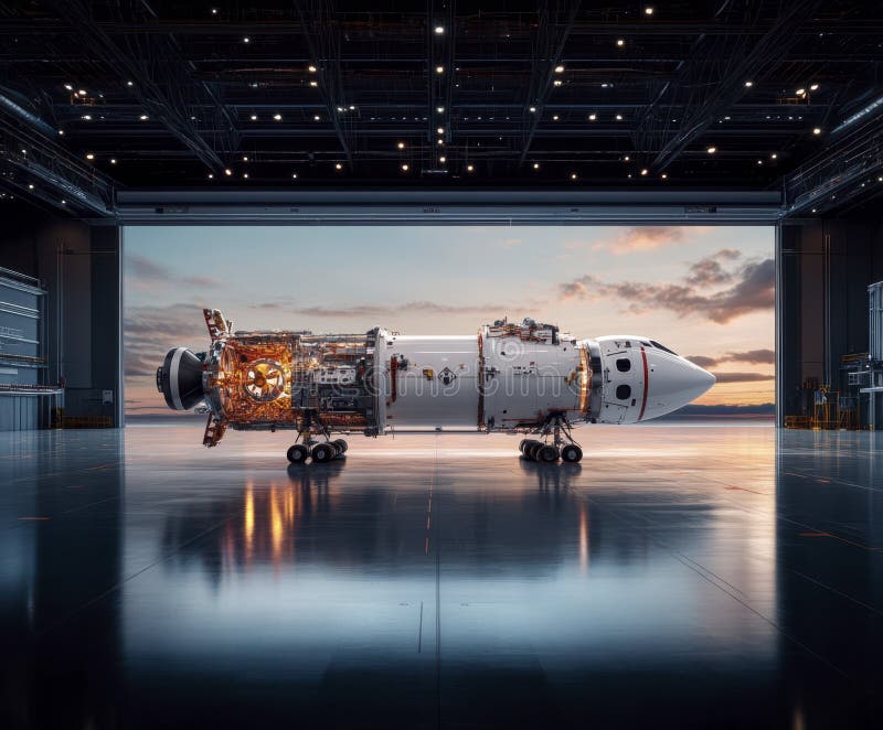 Exploring the Intricate Design of an Advanced Rocket Engine in a Sleek ...