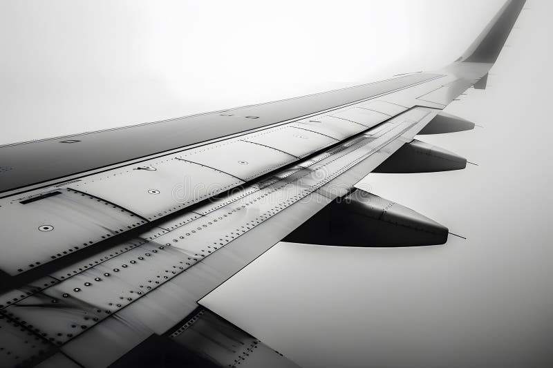 Exploring the Intricate Design of an Airplane Wing, a Detailed Look at ...