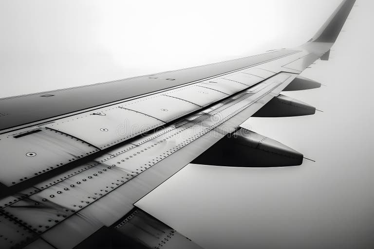 Exploring the Intricate Design of an Airplane Wing, a Detailed Look at ...