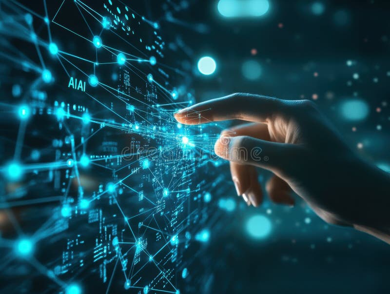 Exploring the Intricate Design of a Computer Chip Showcasing Artificial ...