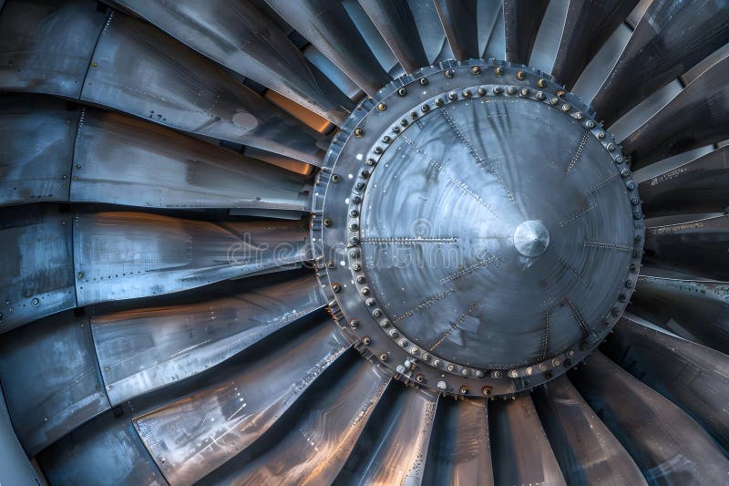 Exploring the Intricate Design of a Jet Engine S Turbine, a Close-Up ...