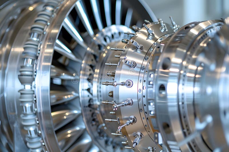 Exploring the Intricate Design of a Jet Engine S Turbine Components ...