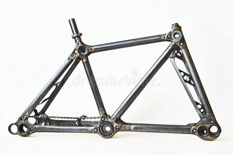Exploring the Intricate Design of a Mountain Bike Frame Crafted from ...