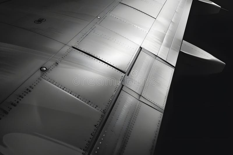 Exploring the Intricate Details of Aircraft Wing Panel Construction ...