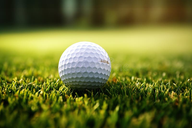 Exploring the Intricate Details of a Close-Up Golf Ball.created with ...