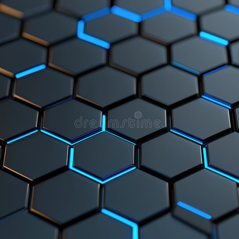 Exploring the Intricate Details of a Unique Hexagon Pattern in Textures ...