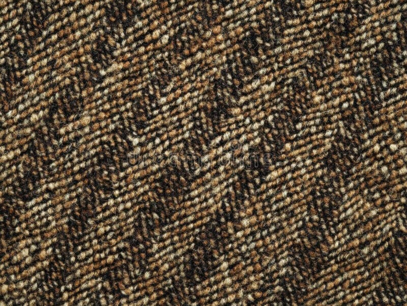 Exploring the Intricate Diagonal Weave of Brown and Beige Herringbone ...
