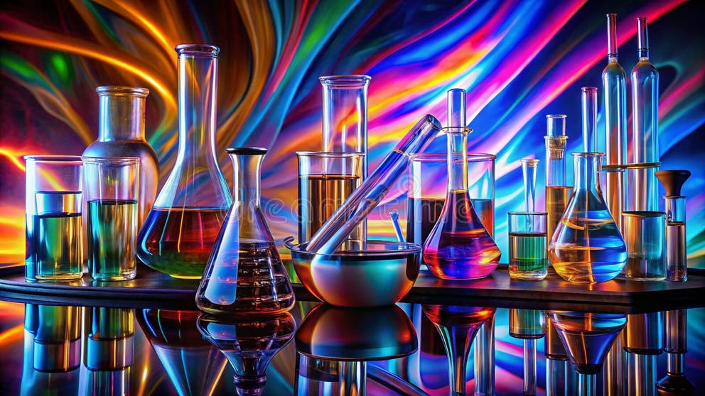 Exploring the Intricate Fusion of Scientific Instruments and Abstract ...