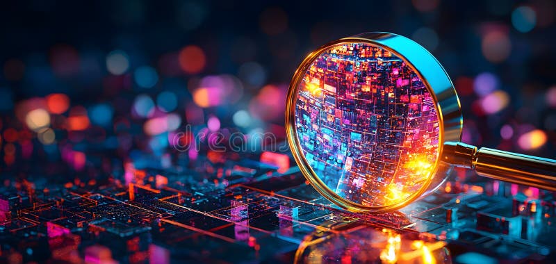 Exploring the Intricate Layers of Digital Reality through a Vibrant 3D ...