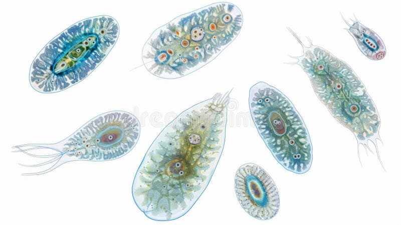 Exploring the Intricate Life Stages of Ciliate Protozoa Under the ...