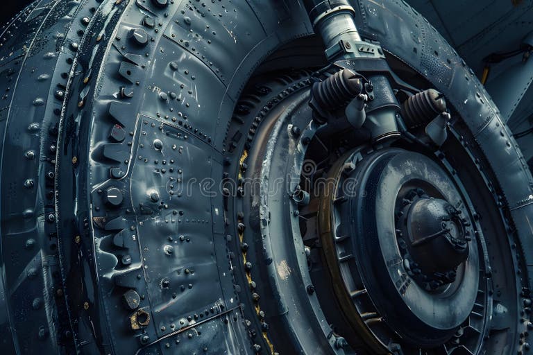 Exploring the Intricate Mechanisms of a Powerful Jet Engine, a Close-Up ...