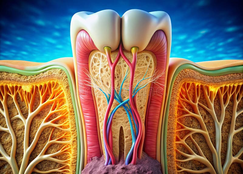 Exploring the Intricate Microscopic Structure of Teeth Roots: a Deep ...