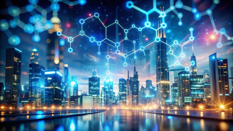 Exploring the Intricate Molecular Structure of DMT a Futuristic Visual ...