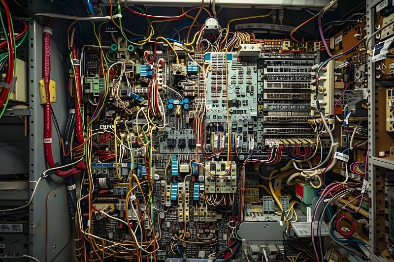 Exploring the Intricate Network, a Complex System of Wires, Circuit Boards, and Components ...