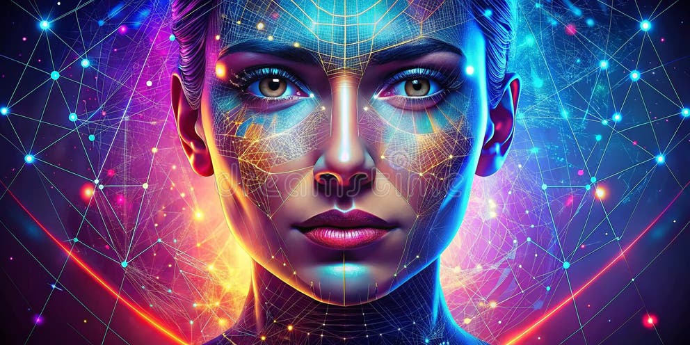 Exploring the Intricate Network of the Future a Futuristic Abstract ...