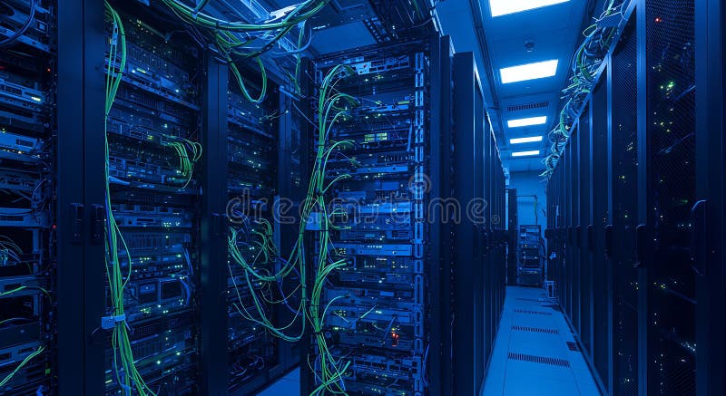 Exploring the Intricate Network a Glimpse Inside a Modern Data Center ...