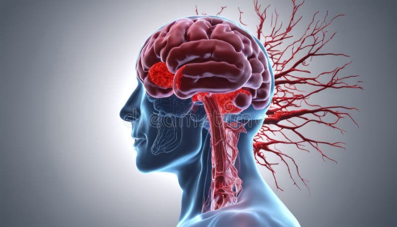 Exploring the Intricate Network of the Human Brain Stock Illustration ... Exploring the Intricate Network of the Human Brain Stock Illustration ...