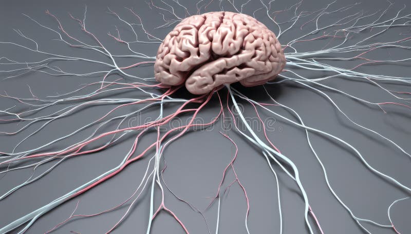 Exploring the Intricate Network of the Human Brain Stock Illustration ... Exploring the Intricate Network of the Human Brain Stock Illustration ...