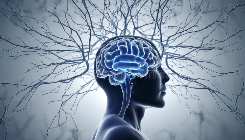 Exploring the Intricate Network of Thoughts and Emotions Stock Photo ...