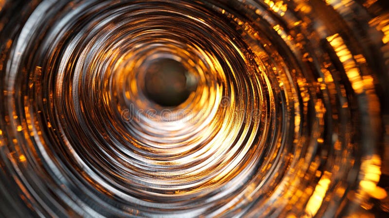 Exploring the Intricate Patterns within a Metallic Tube Illuminated by ...