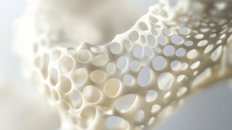 Exploring Intricate Patterns in Porous Structures Stock Illustration ...