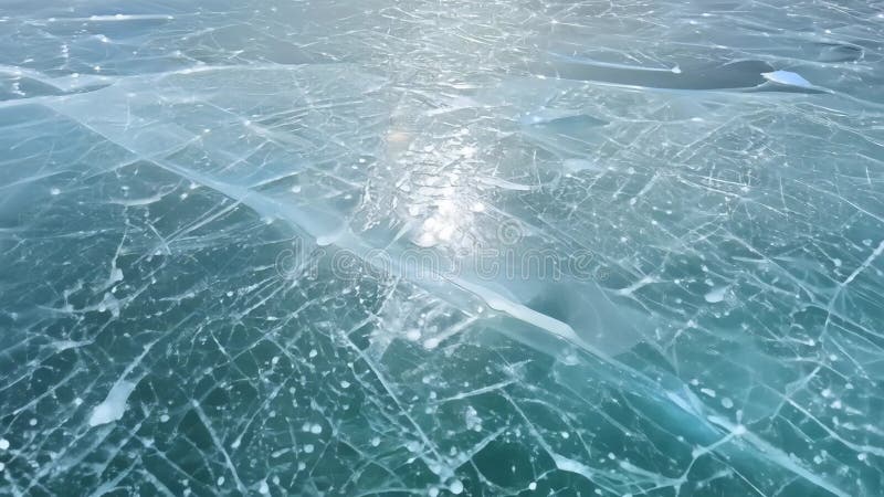Exploring the Intricate Patterns on a Smooth Ice Surface Reflecting ...