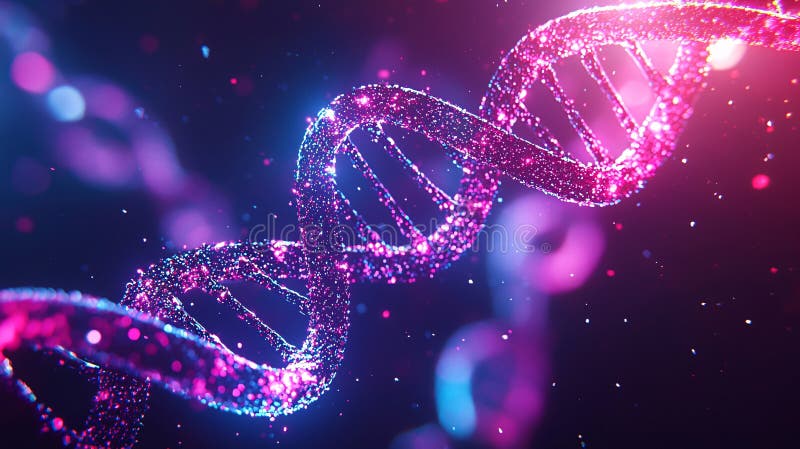 Exploring the Intricate Structure of the DNA Molecule in Vibrant Colors ...