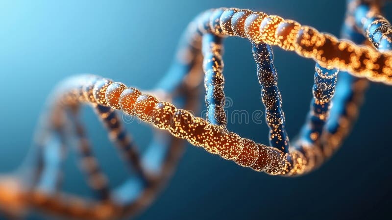Exploring the Intricate Structure of DNA Strands Under a Mesmerizing ...