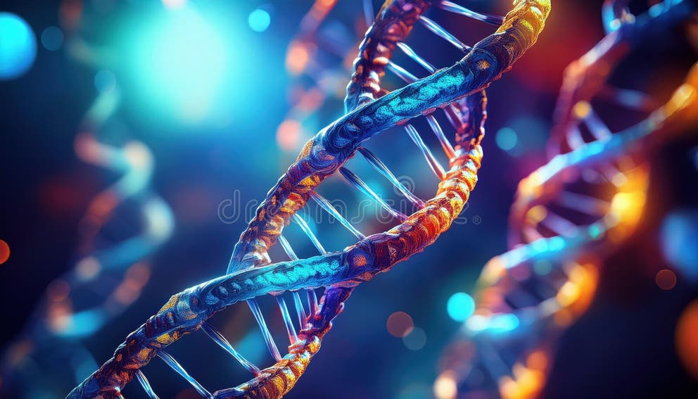 Exploring the Intricate Structure of DNA Stock Image - Image of data ...