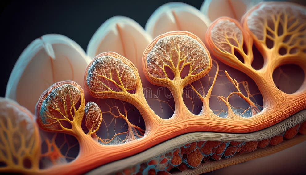 Exploring the Intricate Structures of Human Stock Photo - Image of cell ...
