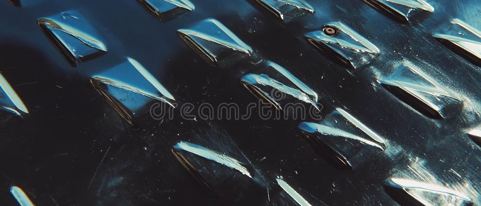 Exploring the Intricate Texture of Aluminum Diamond Plate with a Raised ...