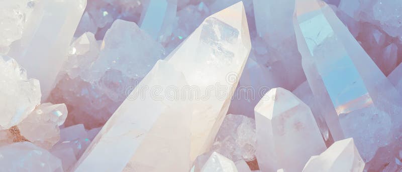 Exploring the Intricate Texture of Assorted Quartz Crystal Clusters in ...