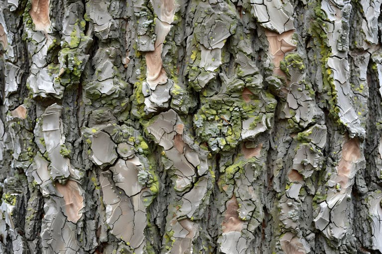 Exploring the Intricate Texture of Tree Bark, a Close-Up Look at the ...