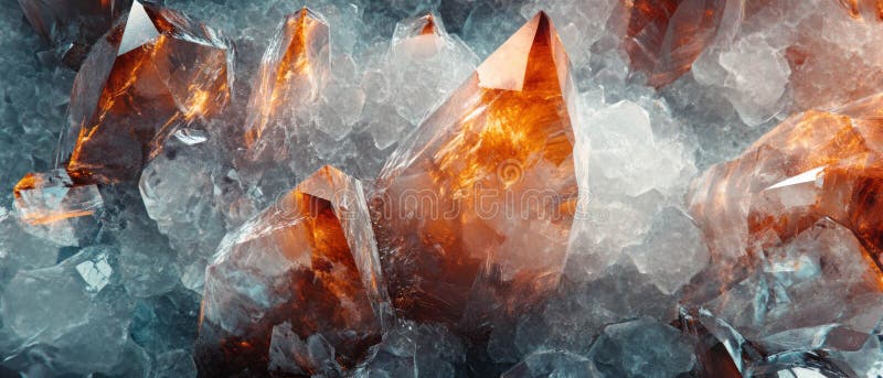 Exploring the Intricate Textures and Refractive Qualities of Quartz ...