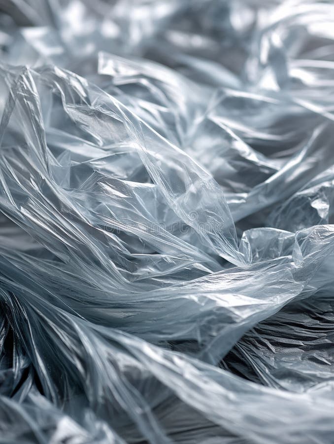 Exploring the Intricate Textures of Wrinkled Plastic Wrap Showcasing ...