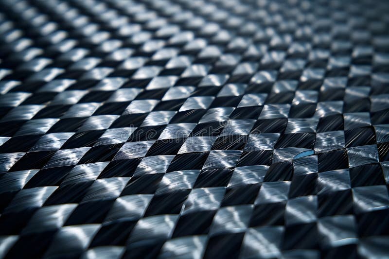 Exploring the Intricate Weave, a Close-Up Look at the Checkered Pattern ...