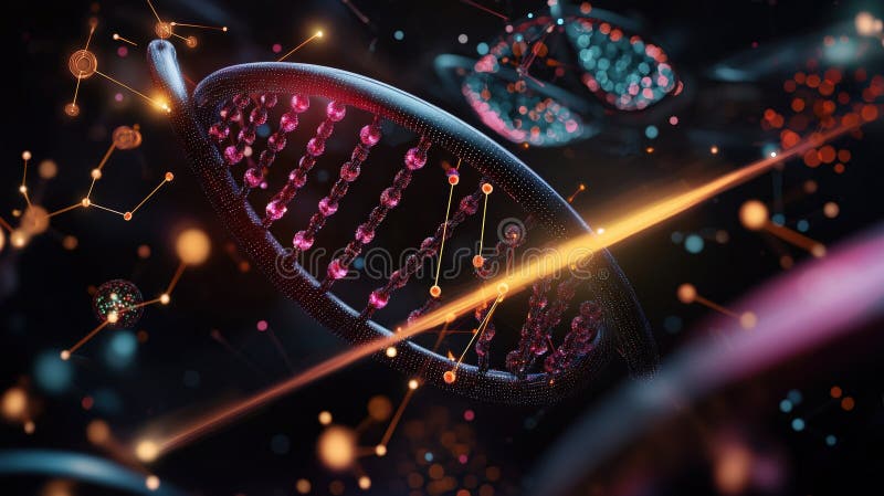 Scientific Breakthrough Dna Structures and Molecules Laboratory Digital ...
