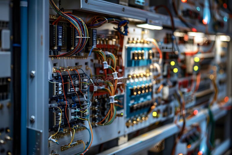 Exploring the Intricate World of Electrical Wiring, a Close-Up Look at ...